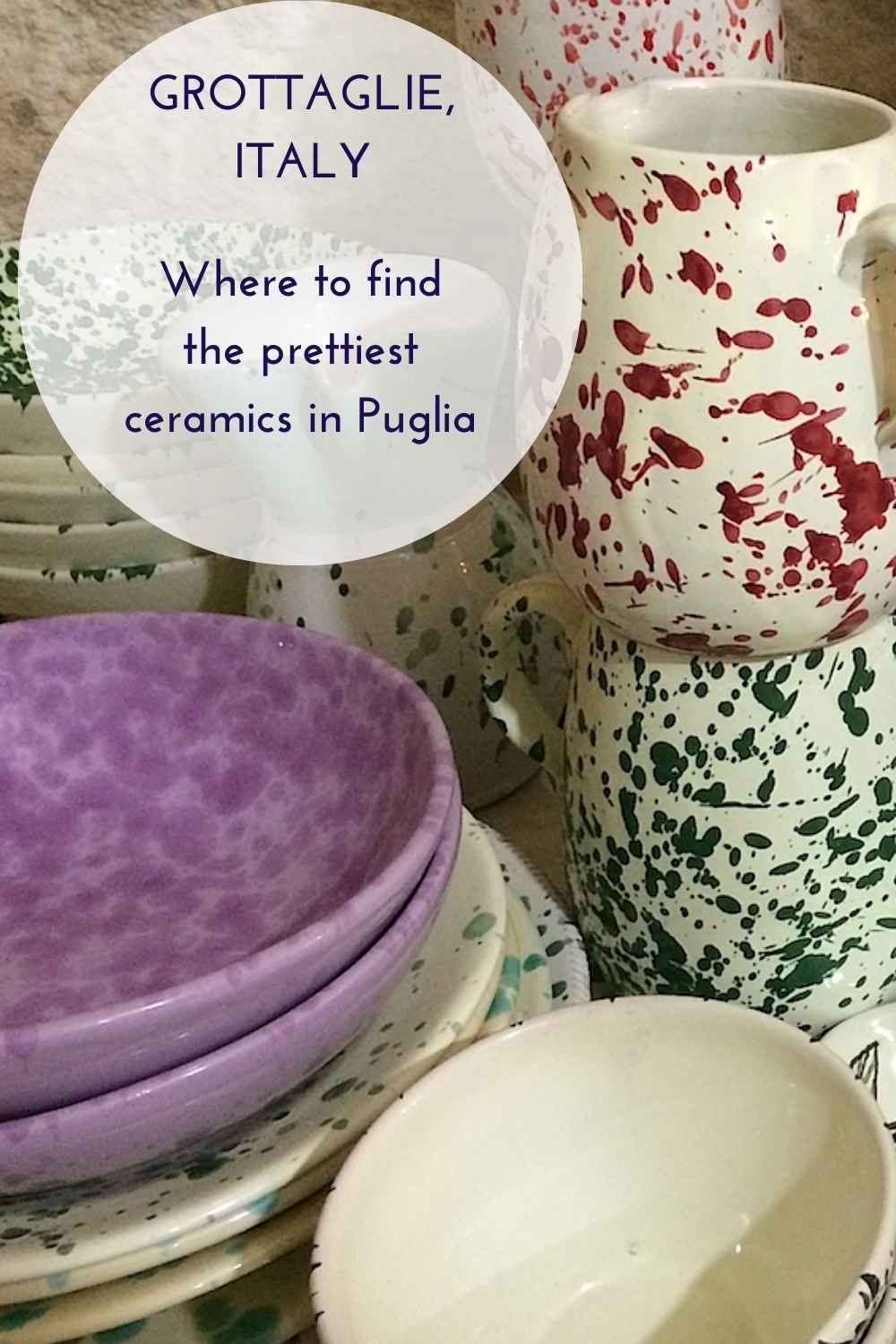 A Bit of Italy: Grottaglie Italy "Ceramiche Grottaglie"